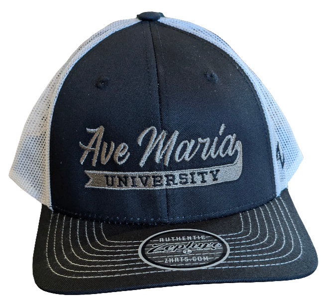 Ave Maria University Slight Curve Trucker Hat – Ave Maria University Store